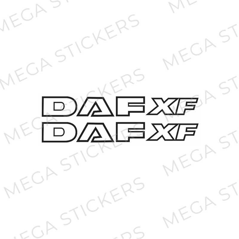DAF XF Seitenfenster Aufkleber – megastickers.de