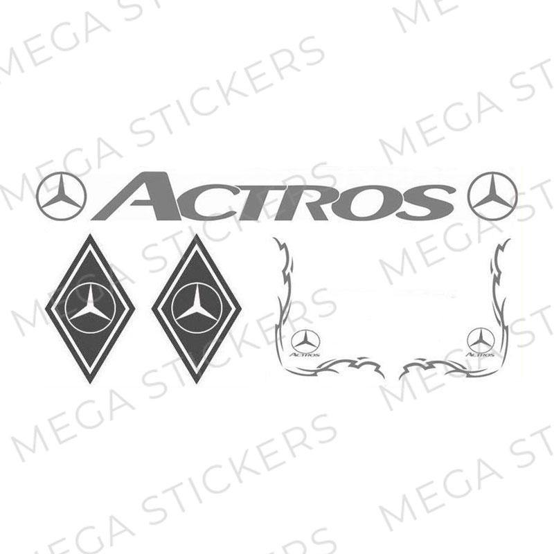 ACTROS Aufkleber Set – megastickers.de
