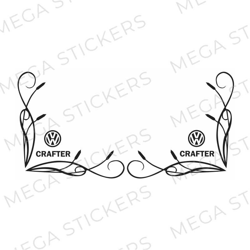 VW Crafter Seitenfenster Aufkleber – megastickers.de